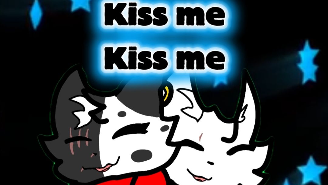 KISS ME MEME. DARK NIGHT AND WHITE NIGHT