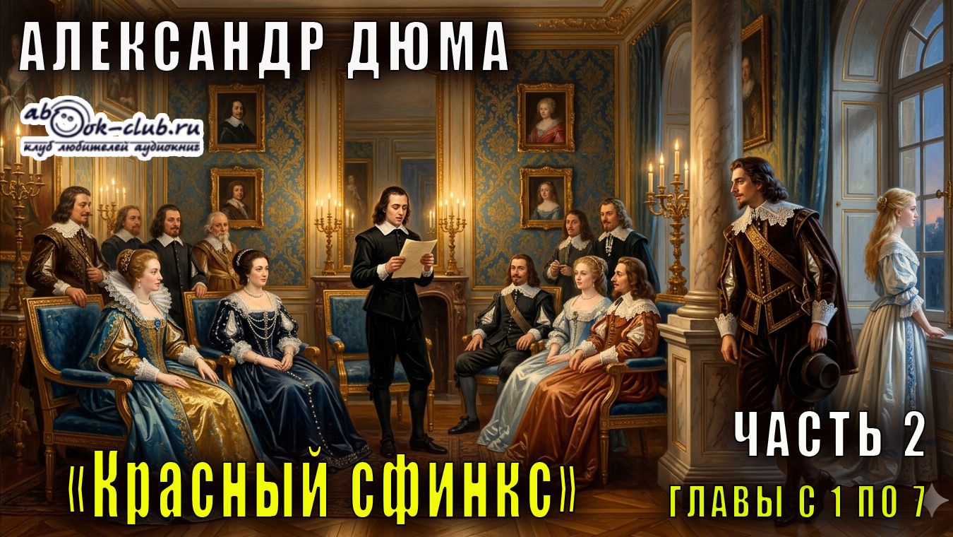 Александр Дюма "Красный сфинкс" часть 2 главы с 1 по 7