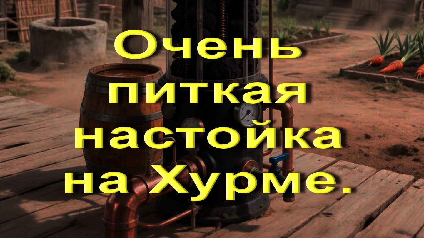 Очень питкая настойка на Хурме. Простой доступный рецепт.