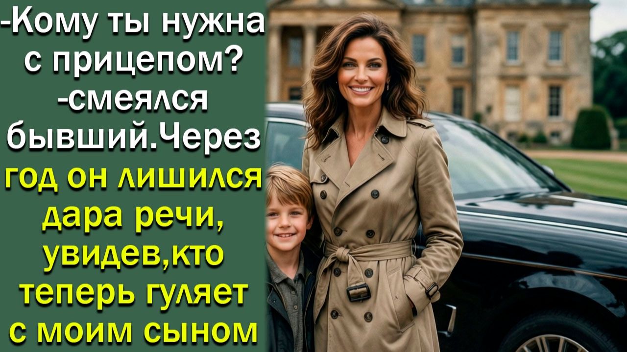 - Кому ты нужна с прицепом?- смеялся бывший. Через год он лишился дара речи, увидев...