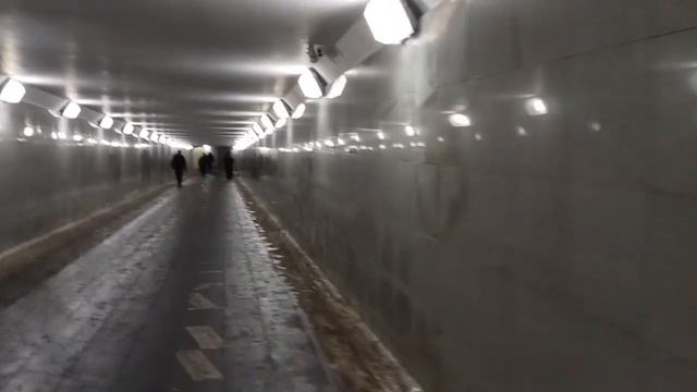 Лифты КМЗ Пегас в подземном переходе между Новостроевской улицы и Железнодорожной улицы (Щербинка)
