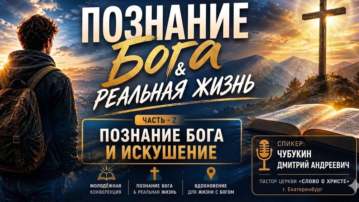 МОЛОДЁЖНАЯ КОНФЕРЕНЦИЯ (Часть 2) г.Енакиево «Познание Бога & реальная жизнь». Чубукин Дмитрий