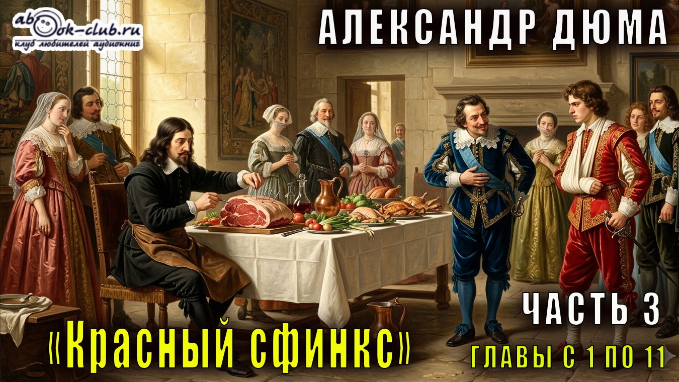 Александр Дюма "Красный сфинкс" часть 3 главы с 1 по 11