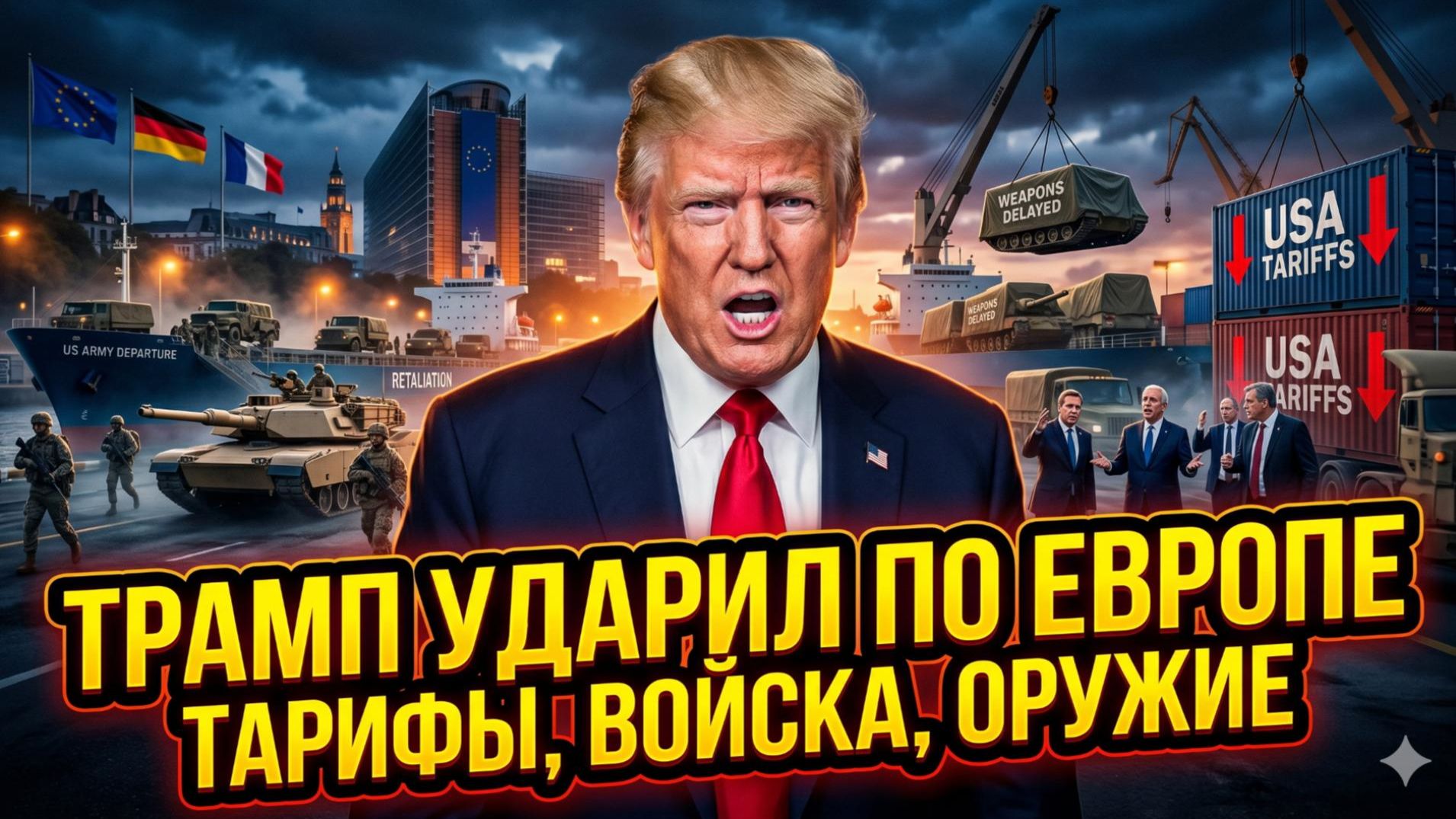 🧨Себастиан Сас | Европа в ярости: Трамп лишает Европу защиты, денег и оружия