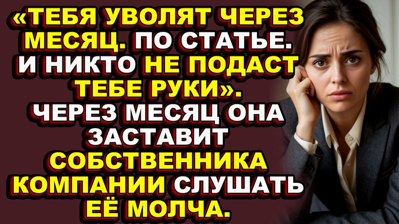 Истории из жизни|Она украла её кресло, её репутацию и три миллиона, но забыла удалить черновик|Аудио