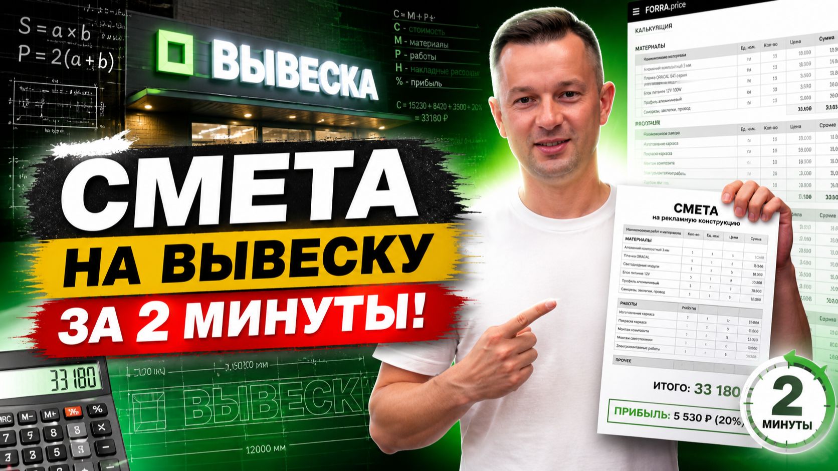 Общий обзор калькуляции в FORRA.price