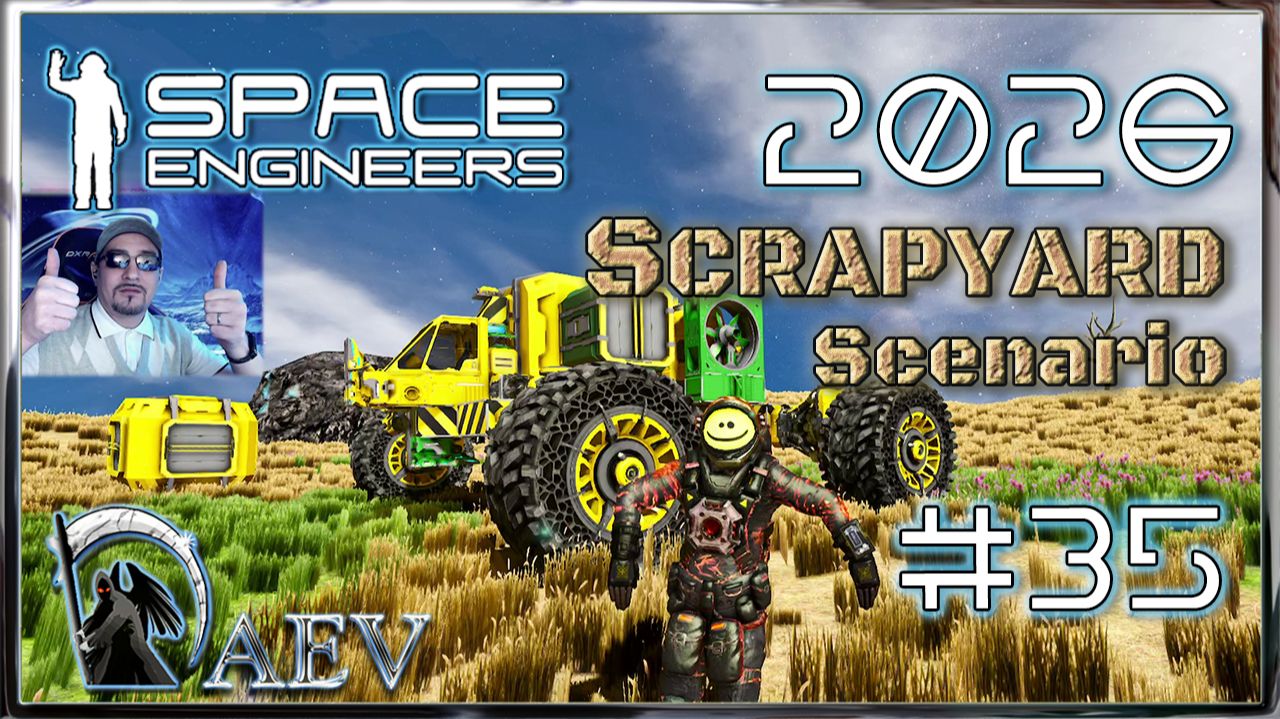 Space Engineers🪐 №35 Scrapyard 2026 🚧А вот проперло!🤗