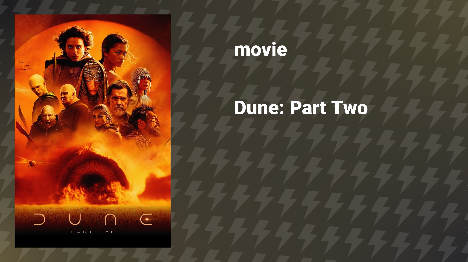Dune: Part Two (movie, 2024)
