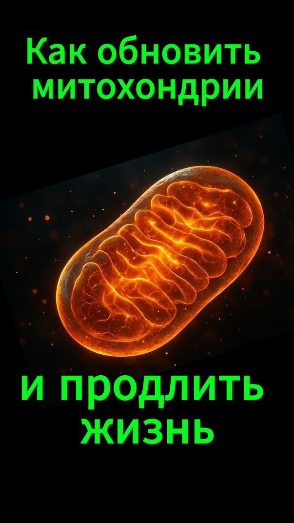Как обновить митохондрии и продлить жизнь