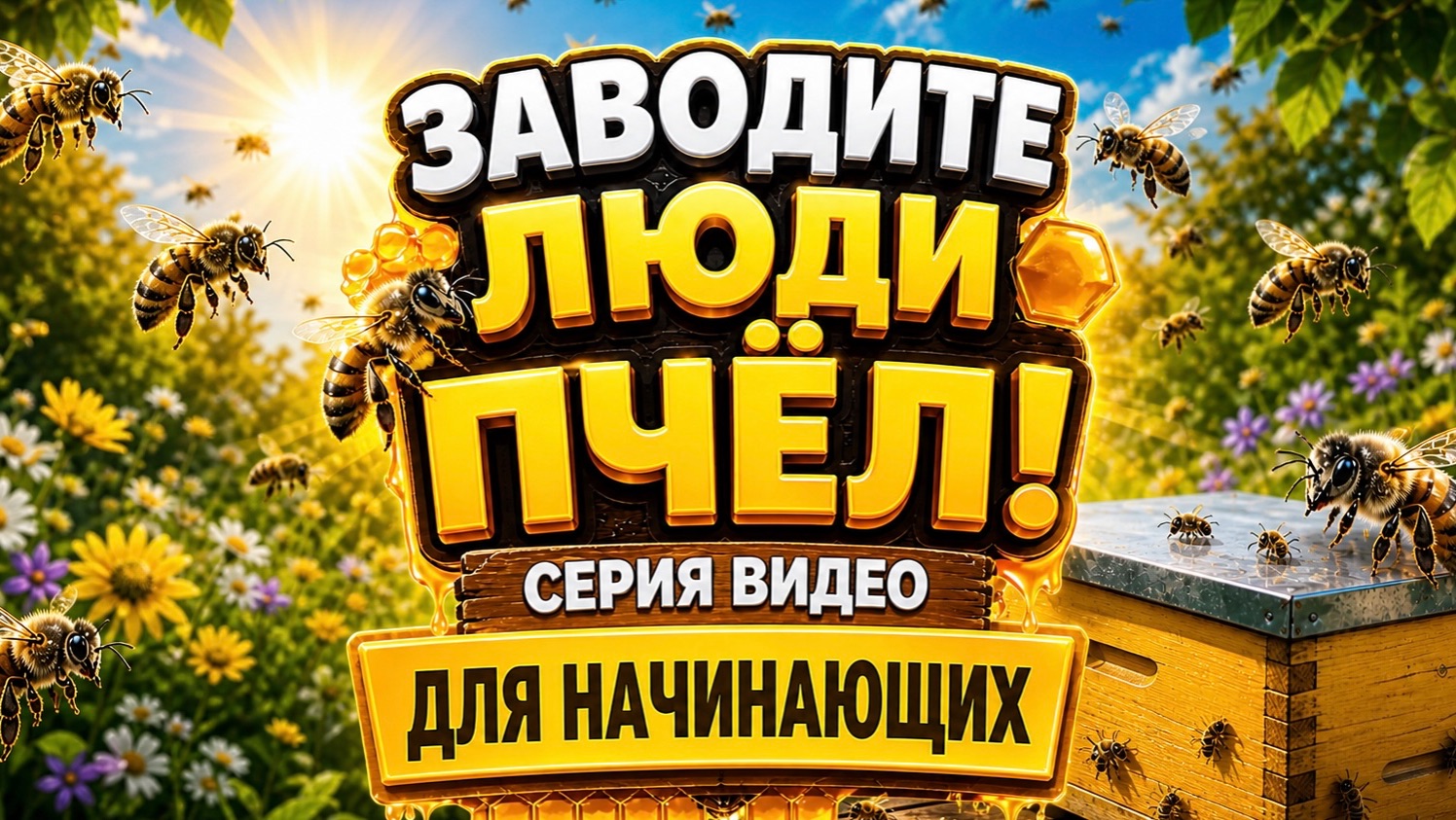 Пчеловодство для начинающих. Заводите люди пчёл!