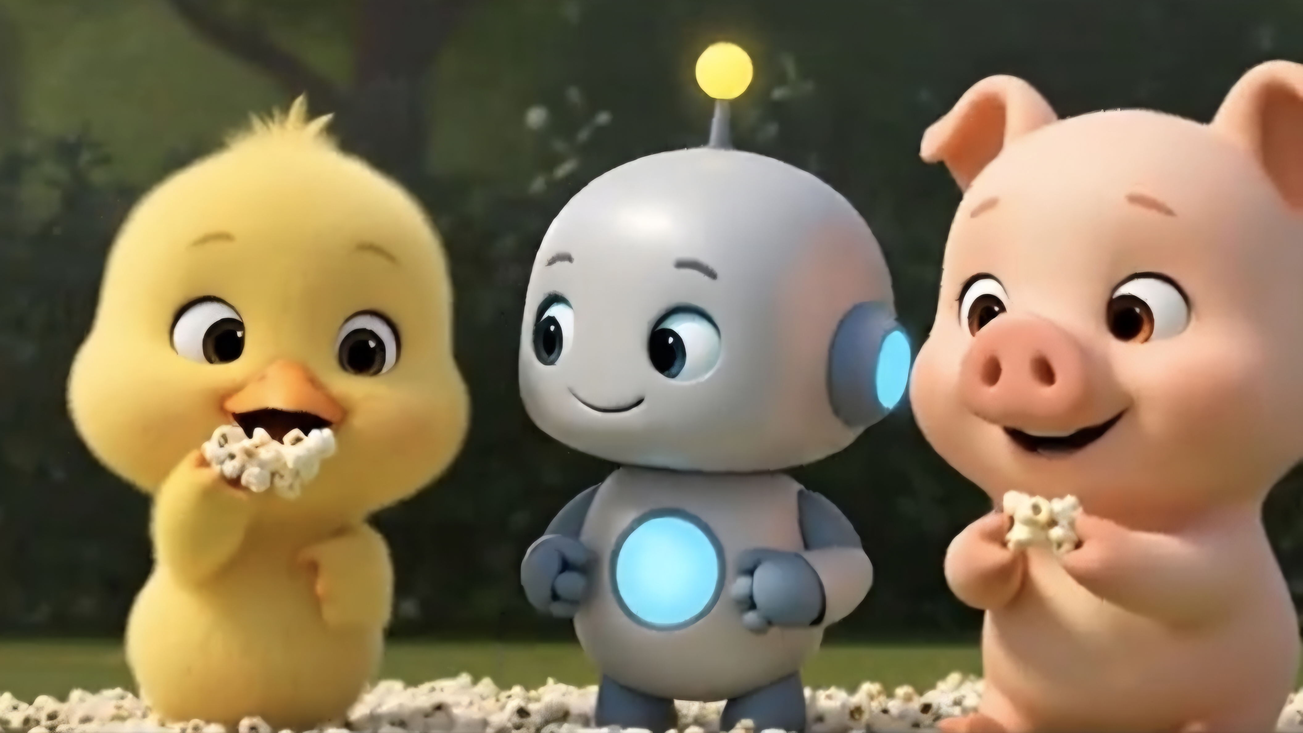 МУЛЬТИК ДЛЯ ДЕТЕЙ 🐥🐷 УТЁНОК, ПОРОСЕНОК И РОБОТ. МУЛЬТФИЛЬМЫ ДЛЯ ДЕВОЧЕК И МАЛЬЧИКОВ.