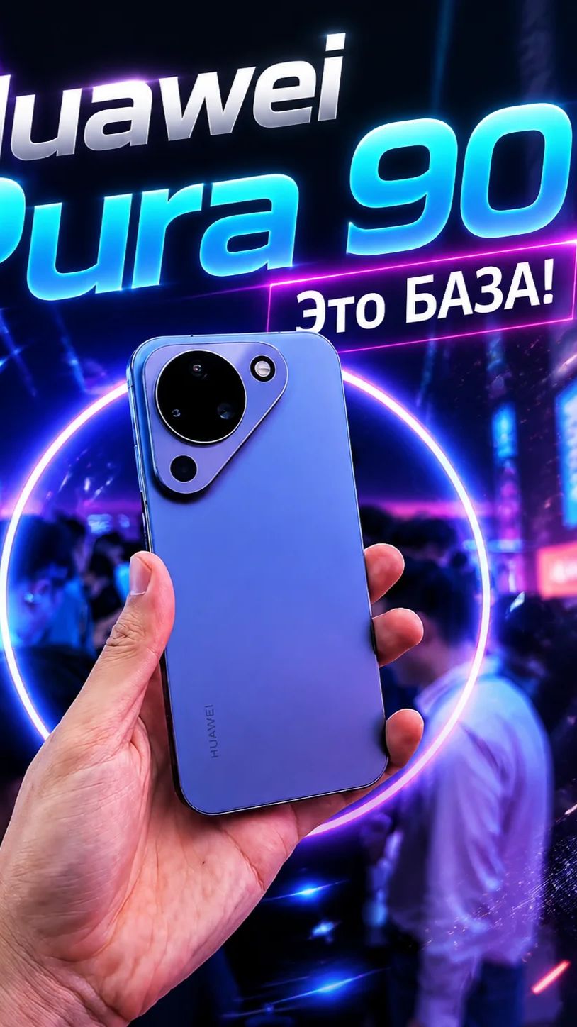 Huawei Pura 90 -Серьезно💥 Первое Знакомство с Базовым Флагманом из поднебесной #HuaweiPura90#shorts