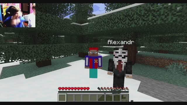 Мы с Гордеем выживаем в Minecraft