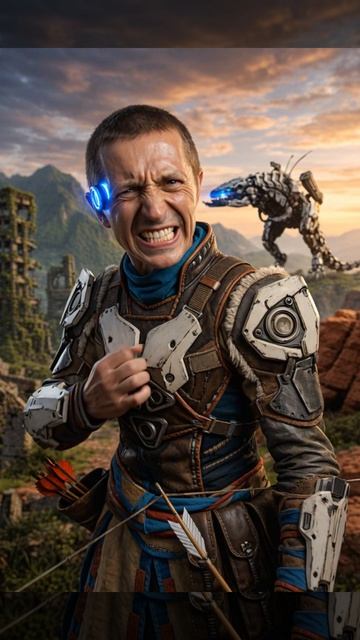 По мотивам игры Norizon Zero Dawn.Сгенерировано ии.#HorizonZeroDawn #Aloy #HZD #Гайд #Прохождение #с