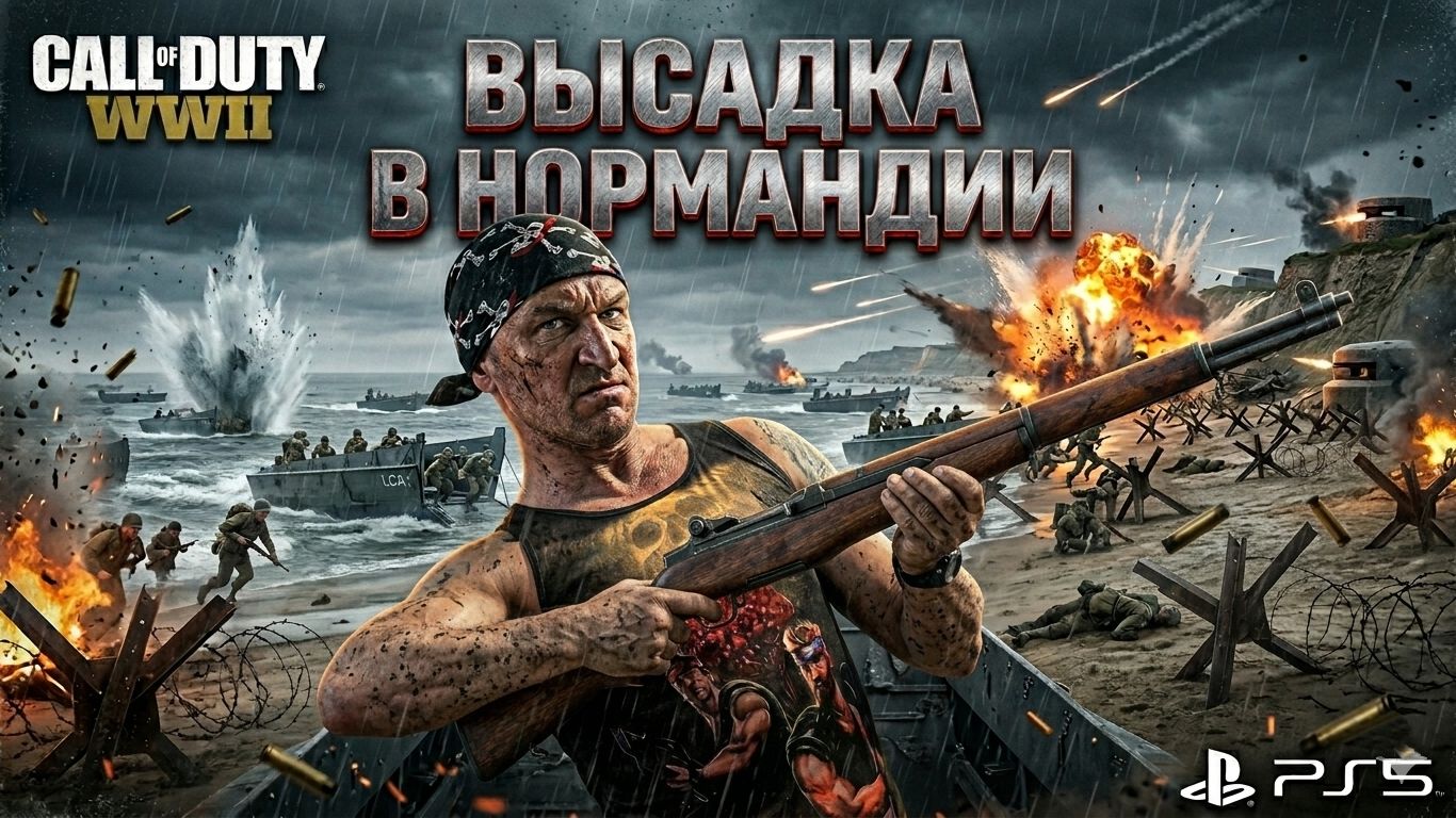 Call of Duty: WW2 (World War 2) День Высадки ➤ Прохождение на Русском - 1