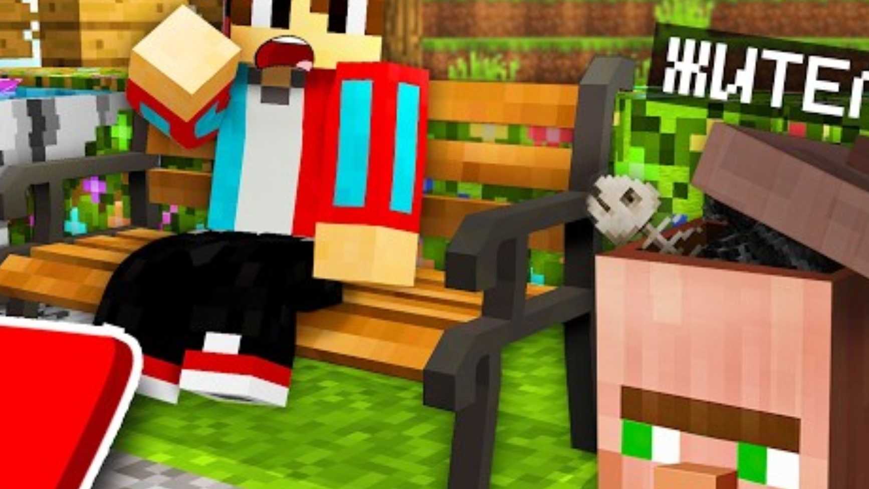ЖИТЕЛЬ ПРЕВРАТИЛСЯ В ПРЕДМЕТ И СПРЯТАЛСЯ ОТ МЕНЯ В МАЙНКРАФТ I Компот minecraft