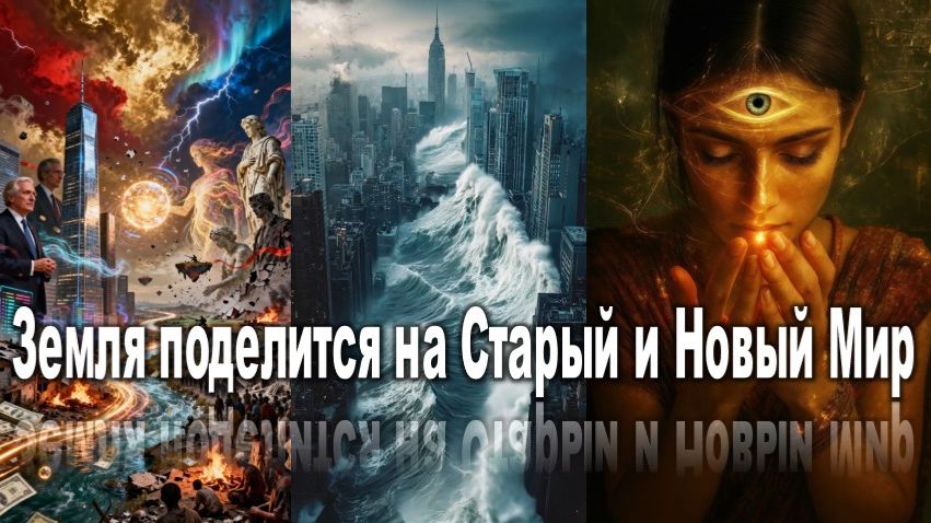 Земля поделится на Старый и Новый Мир/ Чего ждать? Падёт правительство, падут религии, падут системы