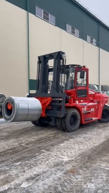 Погрузчик HELI  12 тонн с дорном 💪😎 #погрузчик #тяжелоеоборудование #forklift #heli #heavymachinery