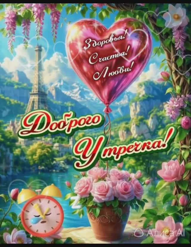 С добрым утром 💖