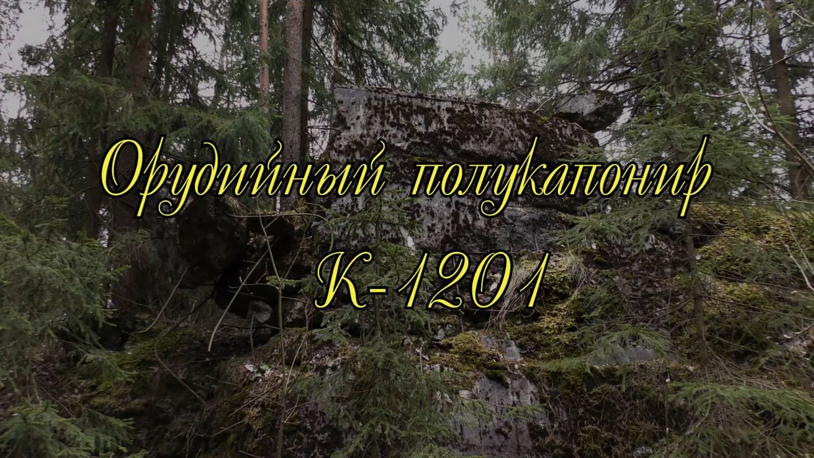 Прогулка вокруг поселка Певомайское 1. Орудийный полукапонир К-1201