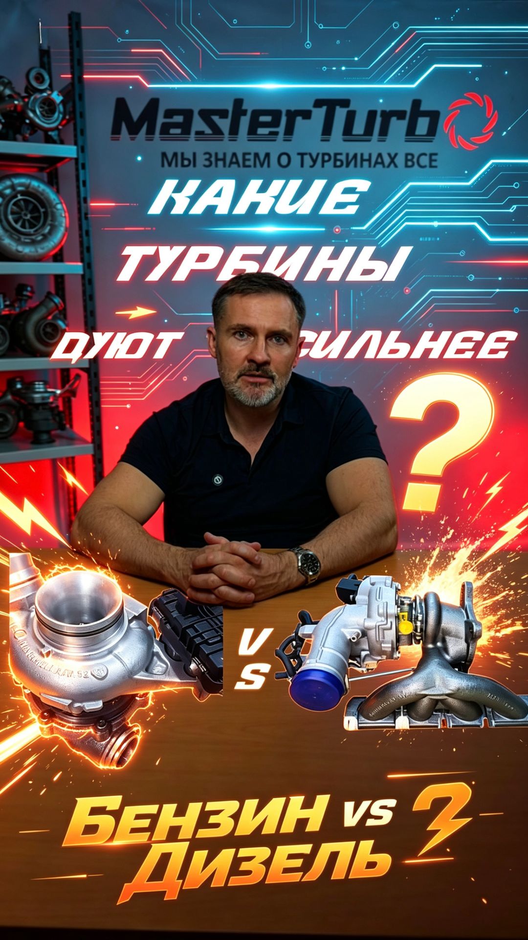 Какие турбины дуют сильнее, дизельные или бензиновые?