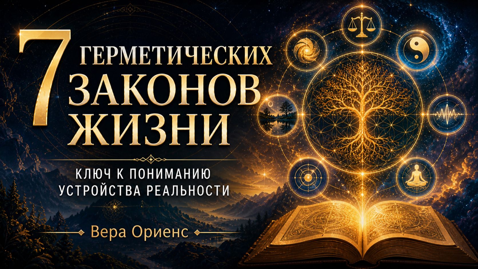 💫7 герметических законов жизни🗝Ключ к пониманию устройства реальности ✅Автор: Вера Ориенс