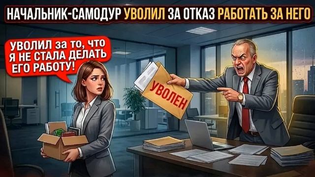 Истории из Жизни - Начальник-самодур уволил меня