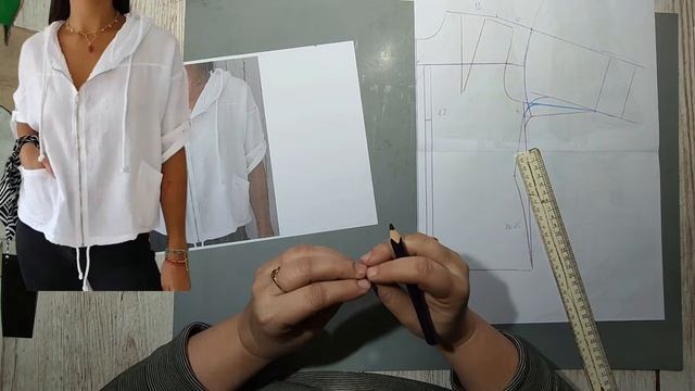 Моделирование. Штормовка. Выкройка № 2065.