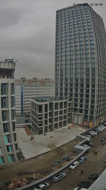 Таймлапс строительства GAGARIN CITY (Гагарин Сити) Новосибирск апрель 2026