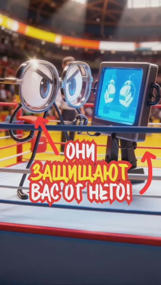 ОЧКИ ОТ компьютерного ИЗЛУЧЕНИЯ: миф или спасение? ОТВЕТ за 60 сек! #очки #здоровье #глаза