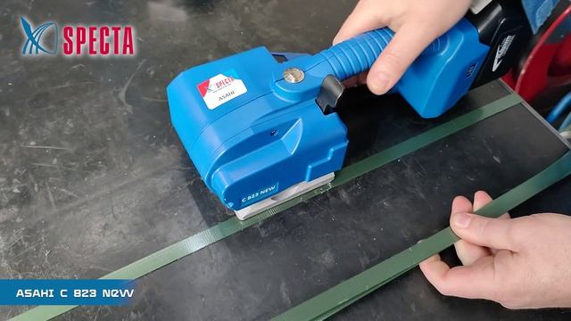 SPECTA ASAHI C 823 NEW: батарейный инструмент для ПЭТ и ПП-лент