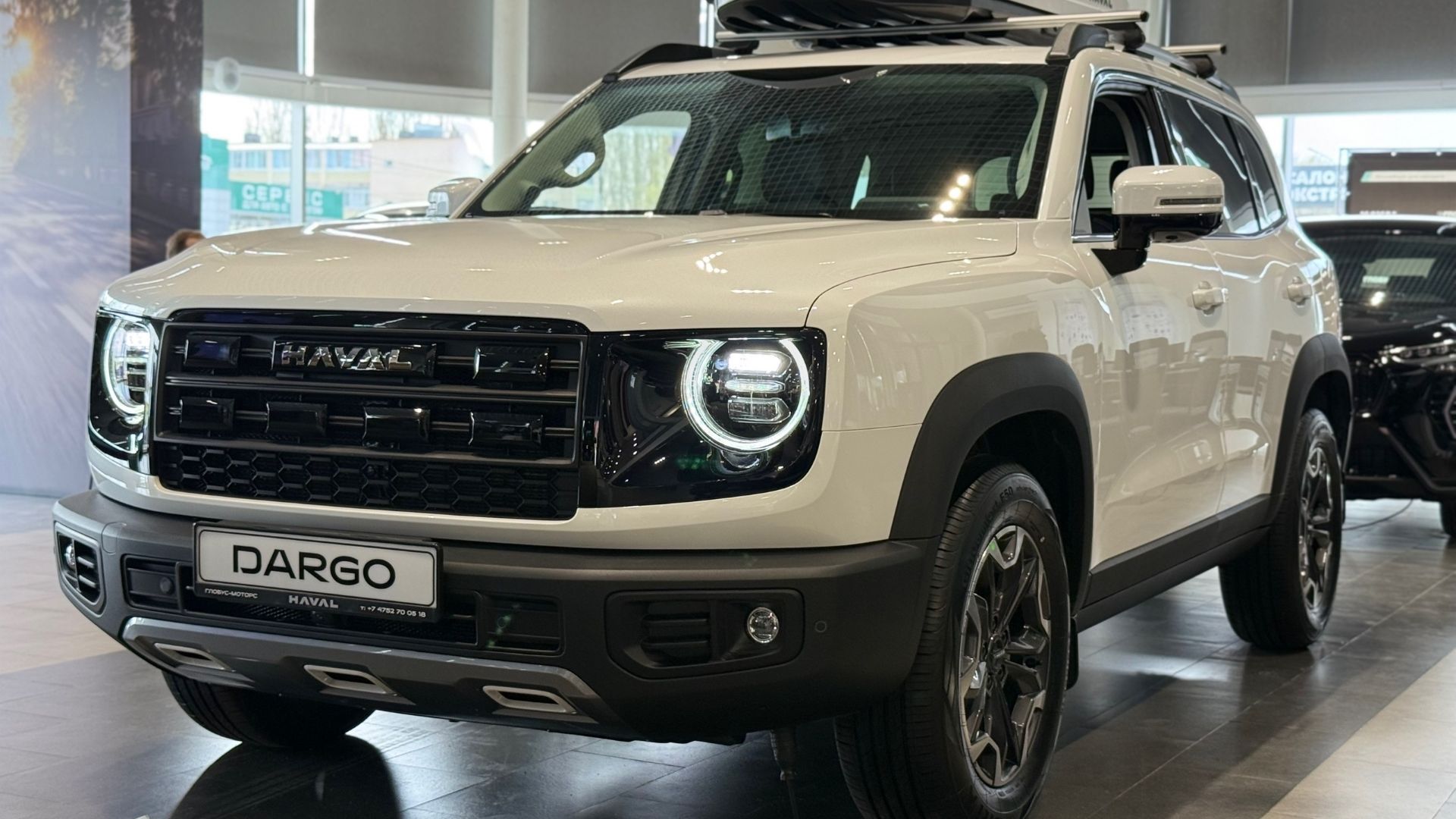 HAVAL Dargo в комплектации Премиум белый салон черный