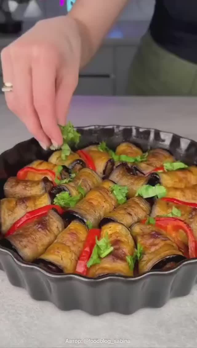 Вкуснейший обед с баклажанами🍆