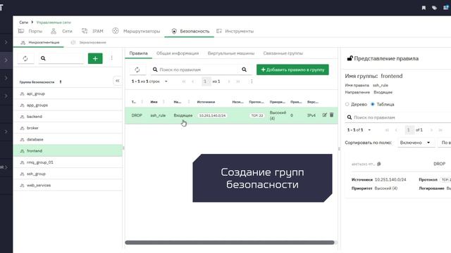 zVirt: демо SDN