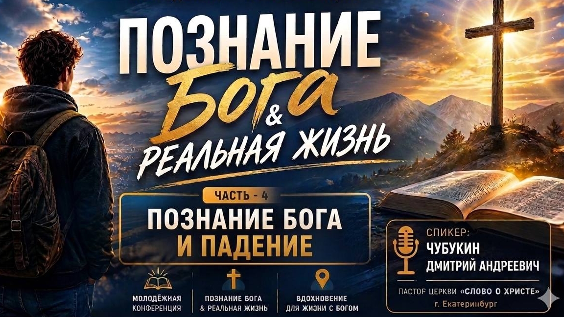 МОЛОДЁЖНАЯ КОНФЕРЕНЦИЯ (Часть 4) г.Енакиево «Познание Бога & реальная жизнь»- Чубукин Дмитрий