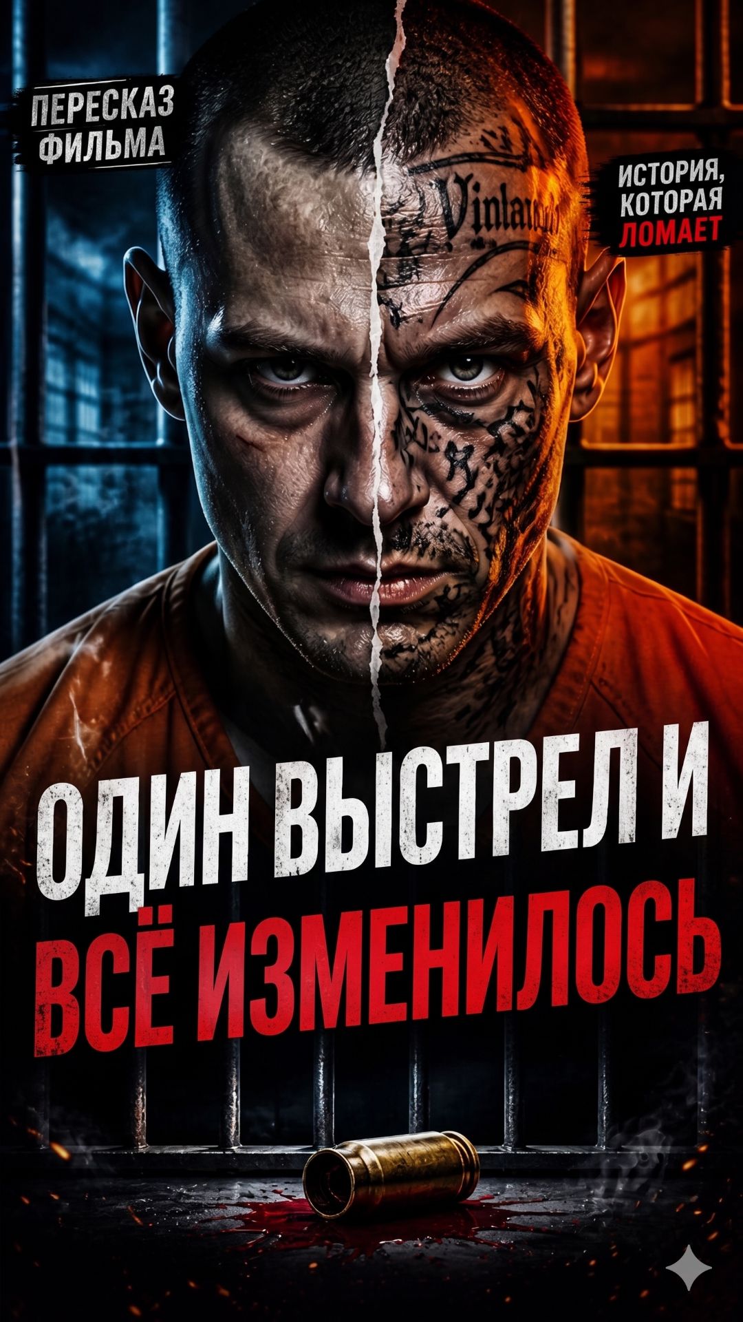 ШОКИРУЮЩАЯ ИСТОРИЯ ВЫЖИВАНИЯ⛓️👮♂️  #кино #пересказфильма #чтопосмотреть #кинонавечер