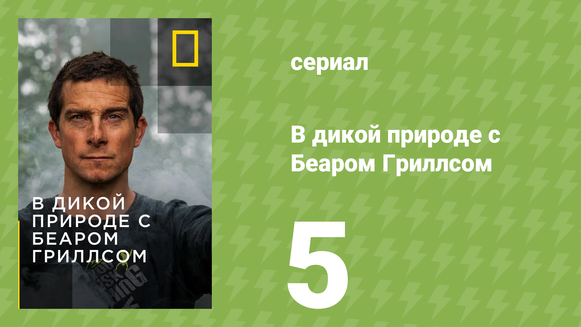 В дикой природе с Беаром Гриллсом 1 сезон 5 серия (реалити-шоу, 2015)