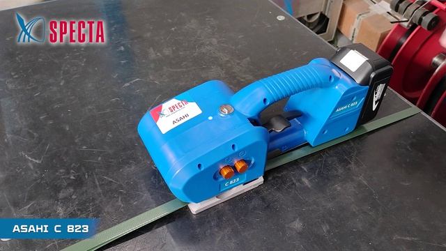 SPECTA ASAHI C 823: аккумуляторный инструмент для ПЭТ и ПП-лент
