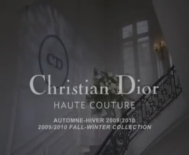 Показ женской коллекции Christian Dior осень-зима 2009-2010