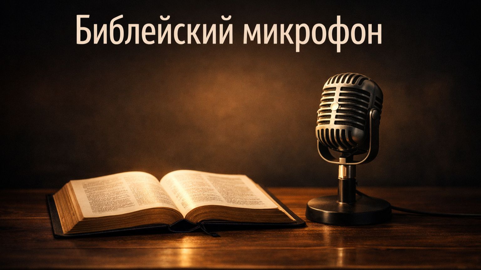 Подкаст "Библейский микрофон". Благовестие выпуск 6