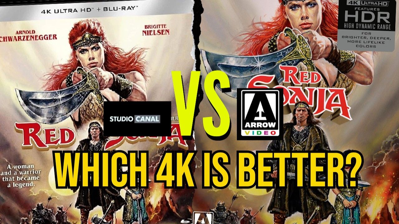 Рыжая Соня (1985) Studio Canal 4K UHD против Arrow Video 4K UHD: кто победит?
