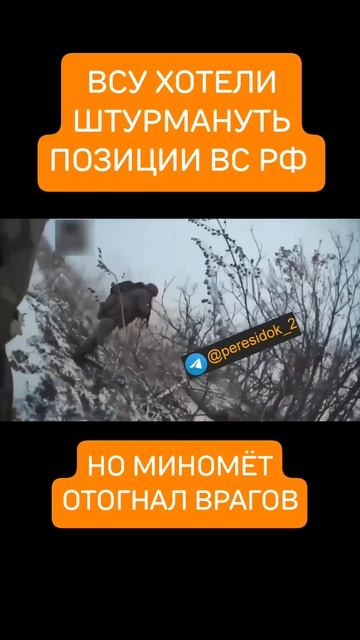 Миномёт выручел наших парней во время наката ВСУ