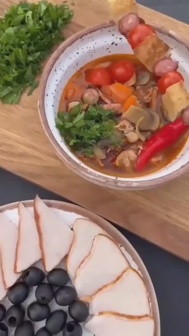 🥩 Охотничий суп с дымком на костре.