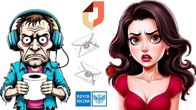 Мошенник из "МФЦ" вводит нововведения на почте Poccии 🤡📫💁♀️🙃