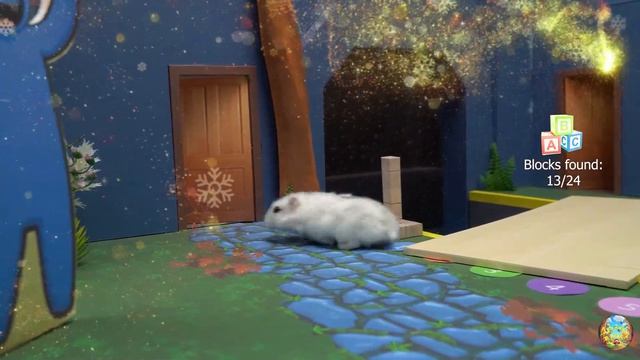 Новые приключения хомячка в саду лабиринта!