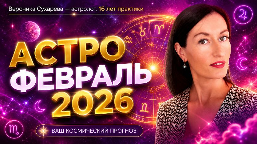 АСТРОПРОГНОЗ НА ФЕВРАЛЬ 2026