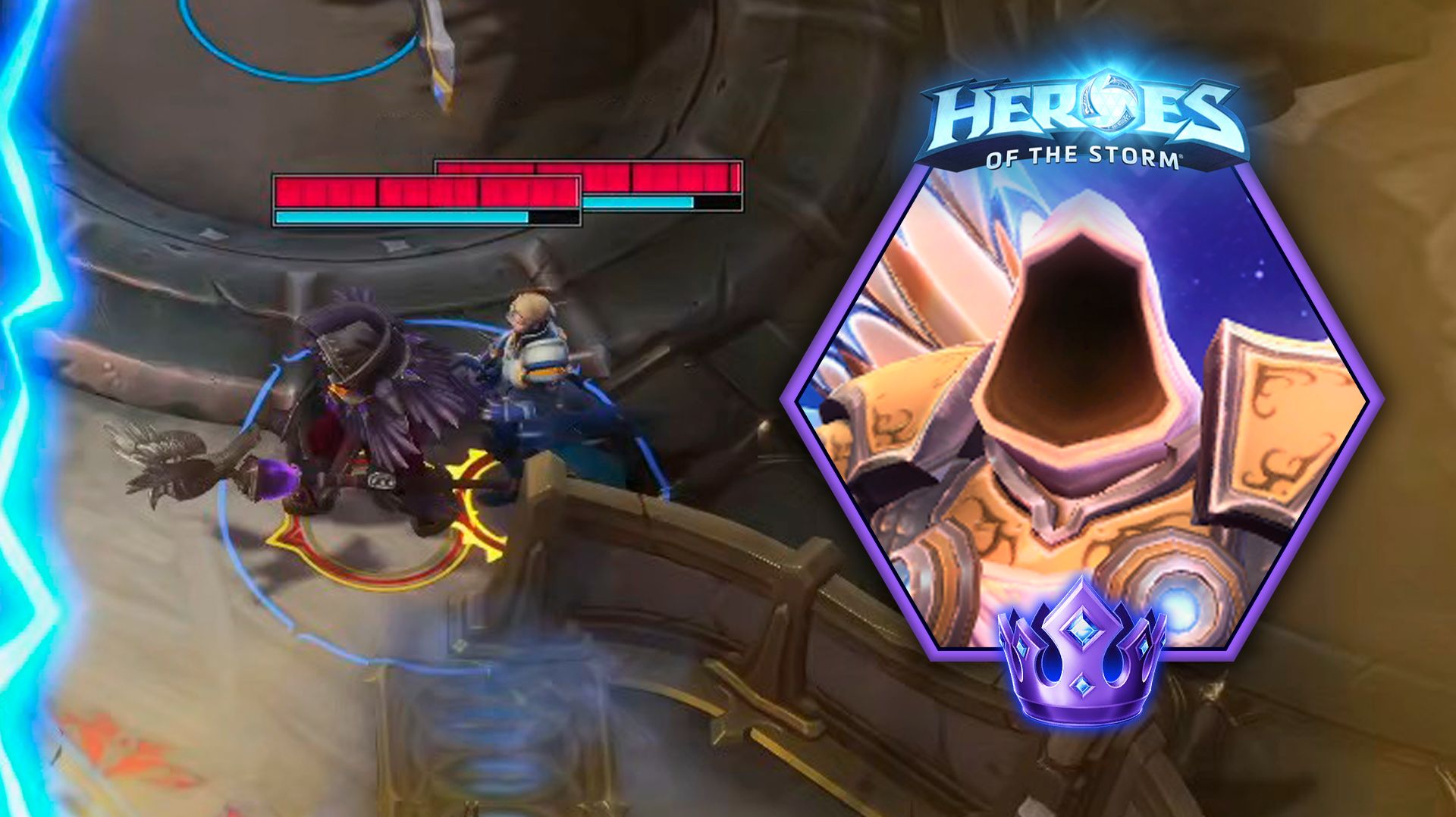 Тираэль в Heroes of the Storm (HotS): Через Освящение без брузера с 4 сквишами против Медива