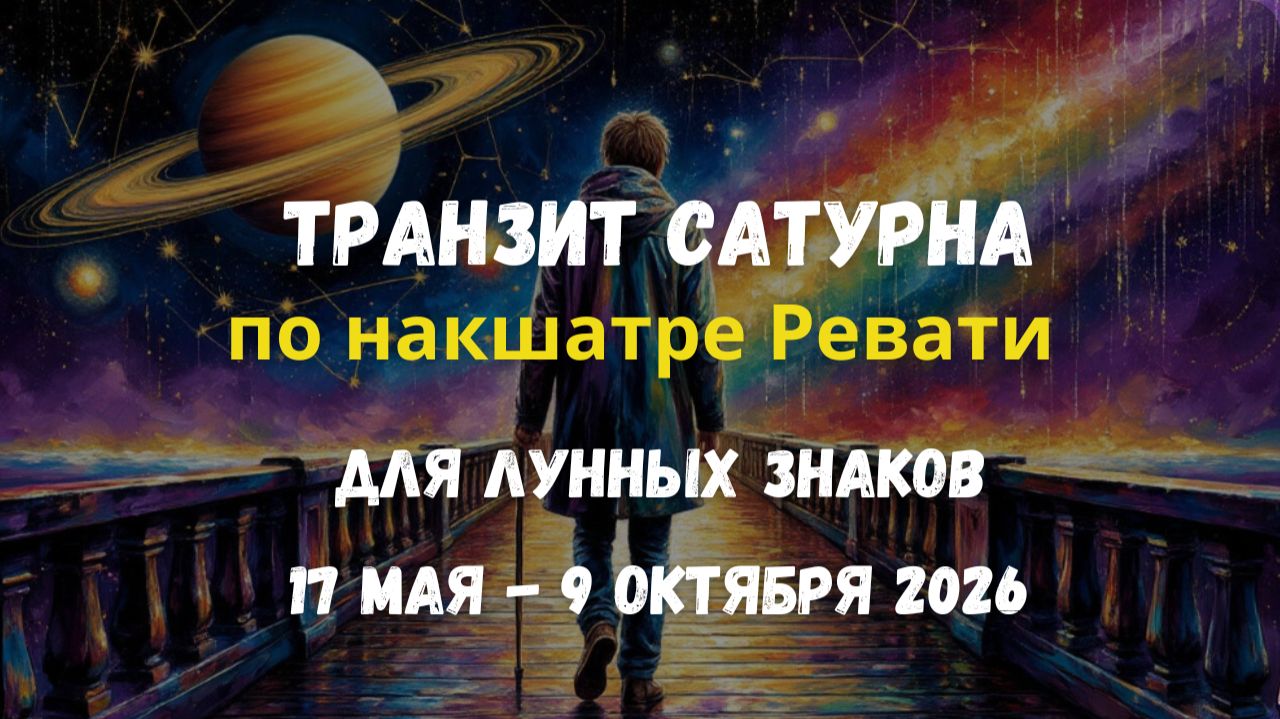 💫Сатурн в Ревати накшатре с 17 мая 2026 |  Прогноз для всех знаков  | Астрология Джйотиш