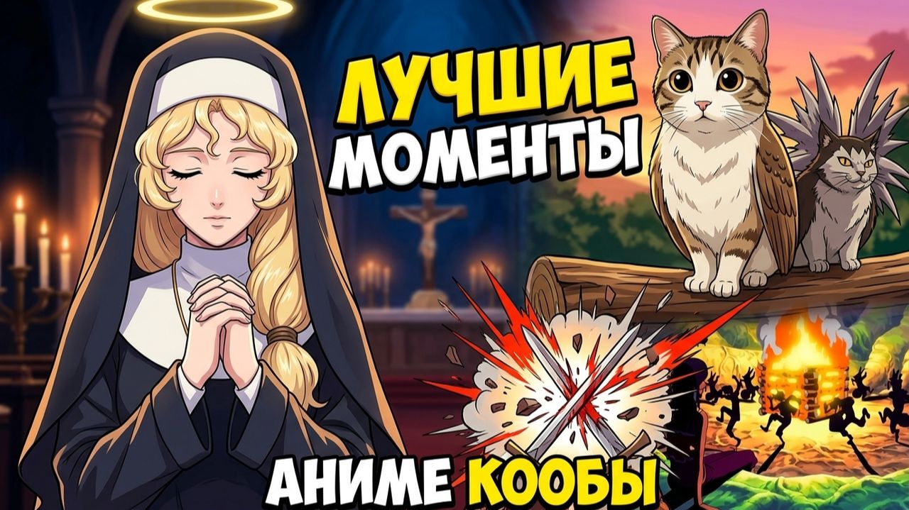 Аниме кообы | Anime COUB | Аниме приколы | AMV | Лучшие и смешные аниме моменты #244 лучшее за 2026