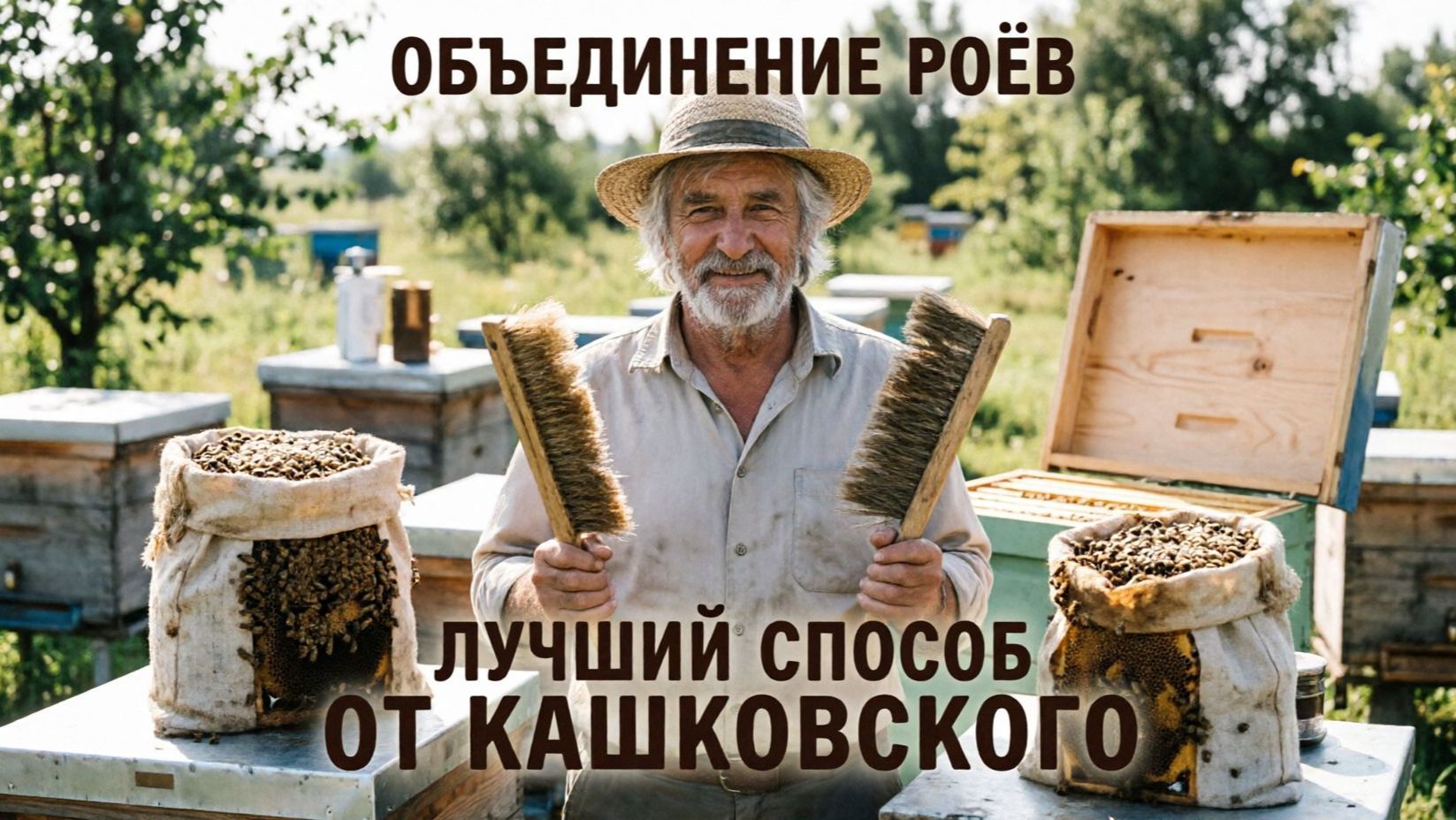 Лучший способ объединения роёв от профессора Кашковского